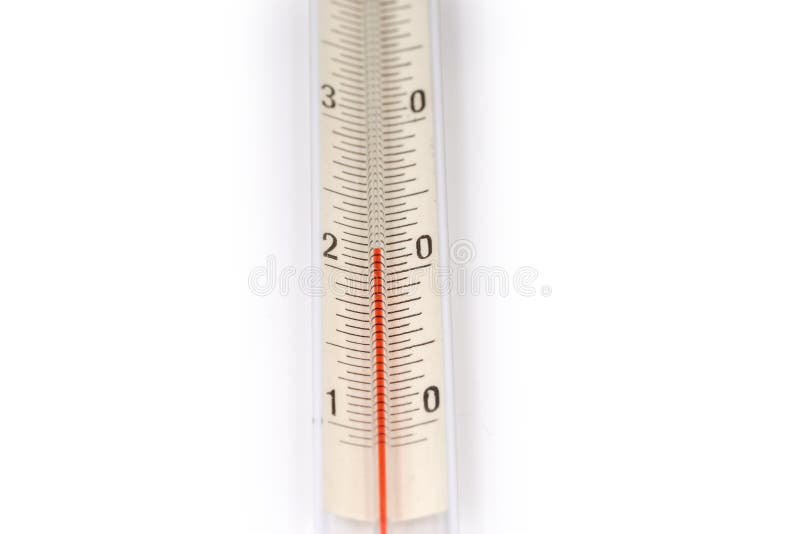 Laboratory Alcohol Thermometer with Celsius Units Stock Photo - Image ...