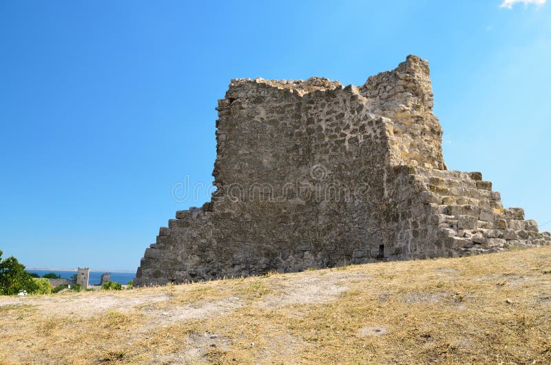 A Fragment of Ancient Buildings. Stock Photo - Image of historical ...