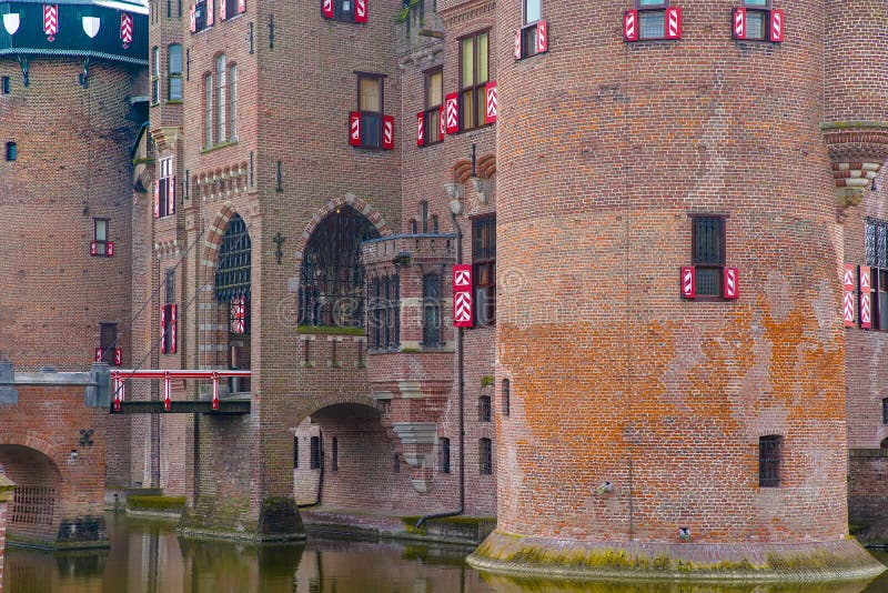 Fragment of an Ancient Castle from the Middle Ages Stock Image - Image ...