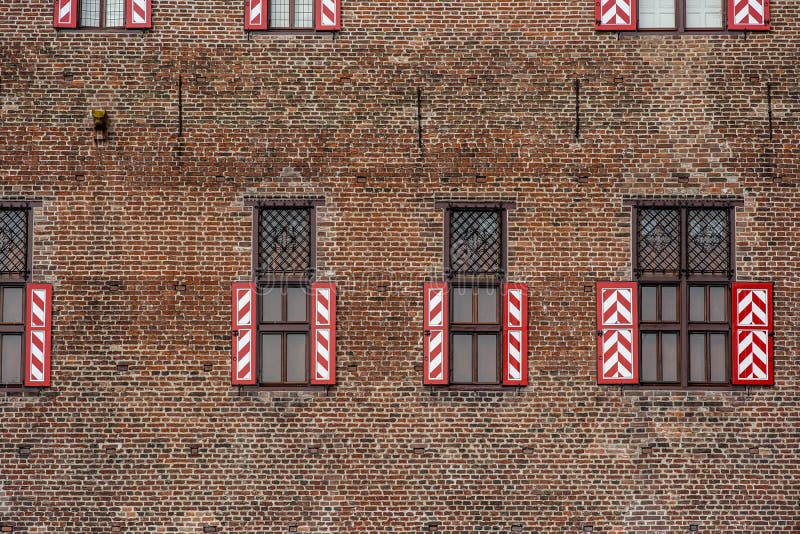 Fragment of an Ancient Castle from the Middle Ages Stock Image - Image ...