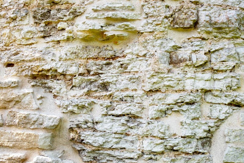 Fragment of an Ancient Medieval Fortress Wall Stock Photo - Image of ...