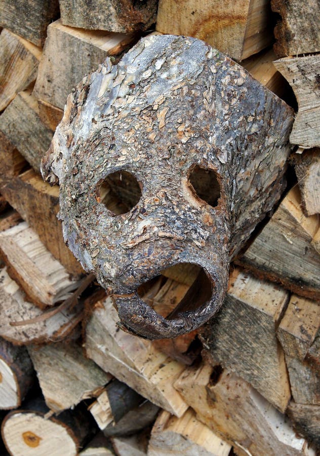 Mask of a monster stock photo. Image of nature, fear - 165313114
