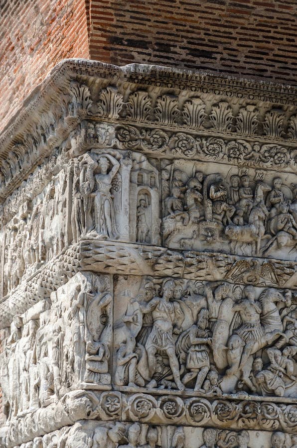 Relief on the arch stock image. Image of menorah, relief - 5922571