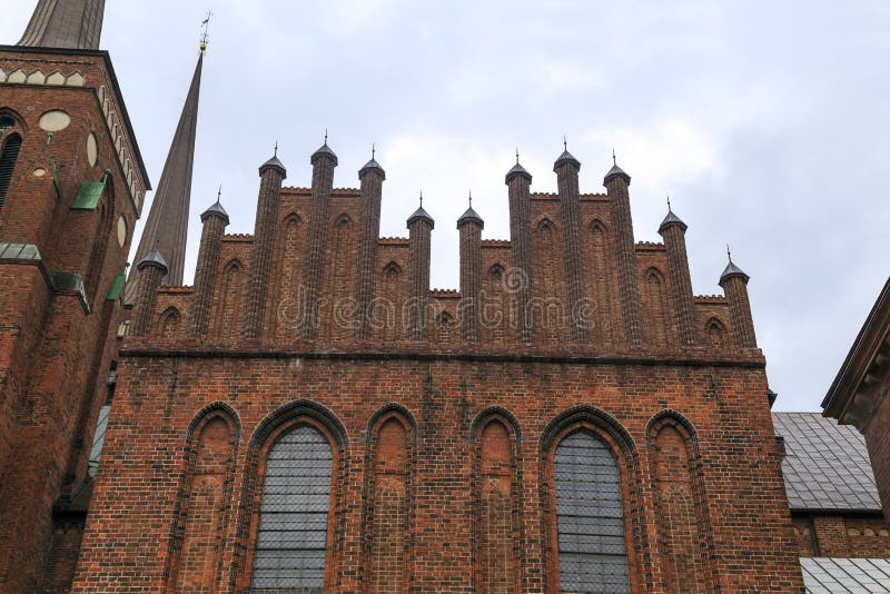 Fragment of Brick Gothic, Denmark Editorial Photo - Image of travel ...