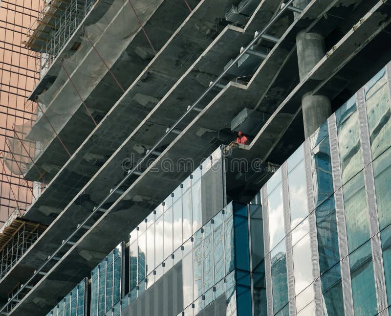 Fragment of a Building Structure Stock Image - Image of business ...