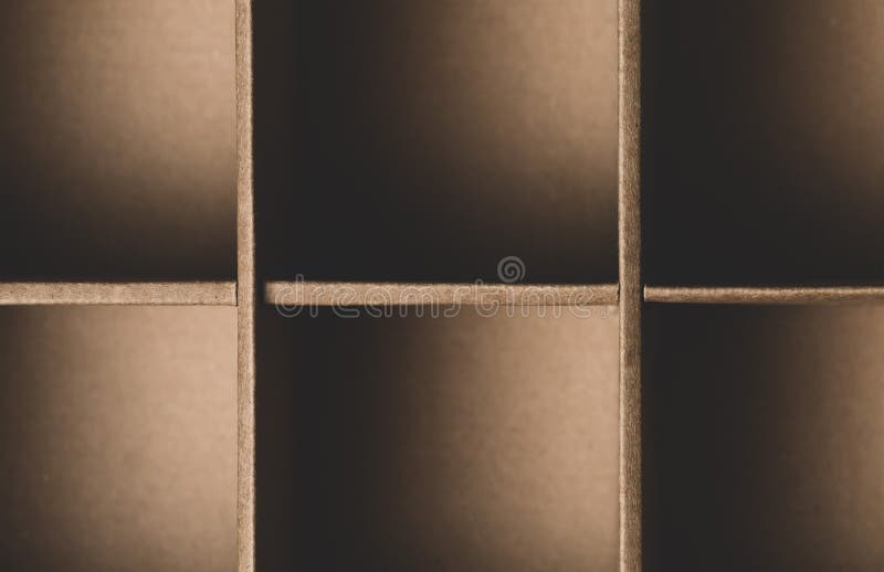 Fragment of a Cardboard Box. Cardboard with Tape and Stickers Stock ...