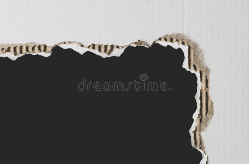 Fragment of a Cardboard Box. Cardboard with Tape and Stickers Stock ...