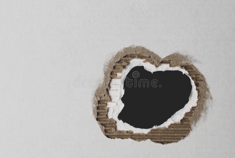 Fragment of a Cardboard Box. Cardboard with Tape and Stickers Stock ...