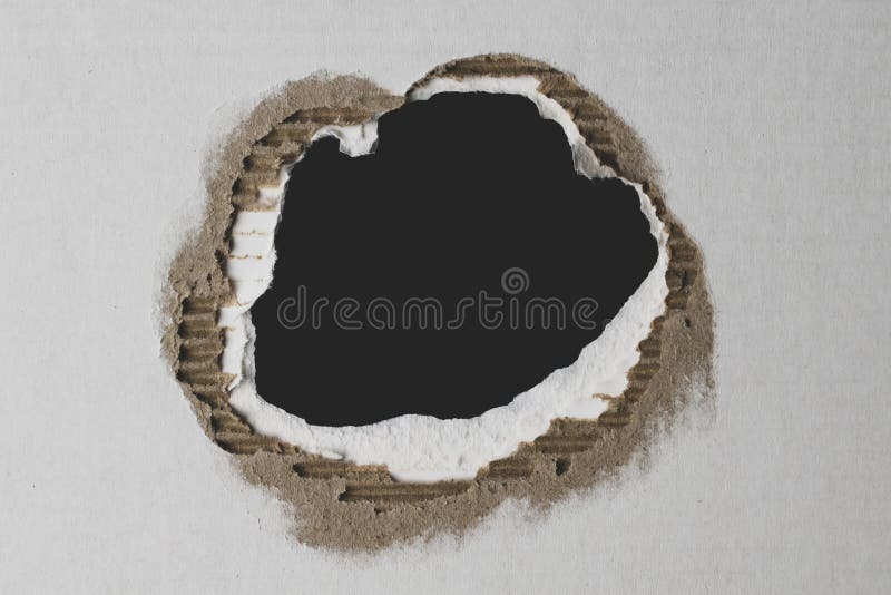 Fragment of a Cardboard Box. Cardboard with Tape and Stickers Stock ...