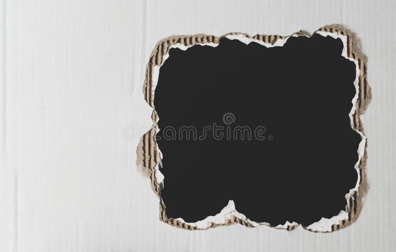 A Fragment of a Cardboard Packing Box Stock Image - Image of hand ...