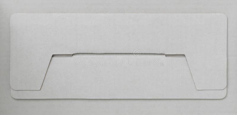 Fragment of a Cardboard Box. Cardboard with Tape and Stickers Stock ...