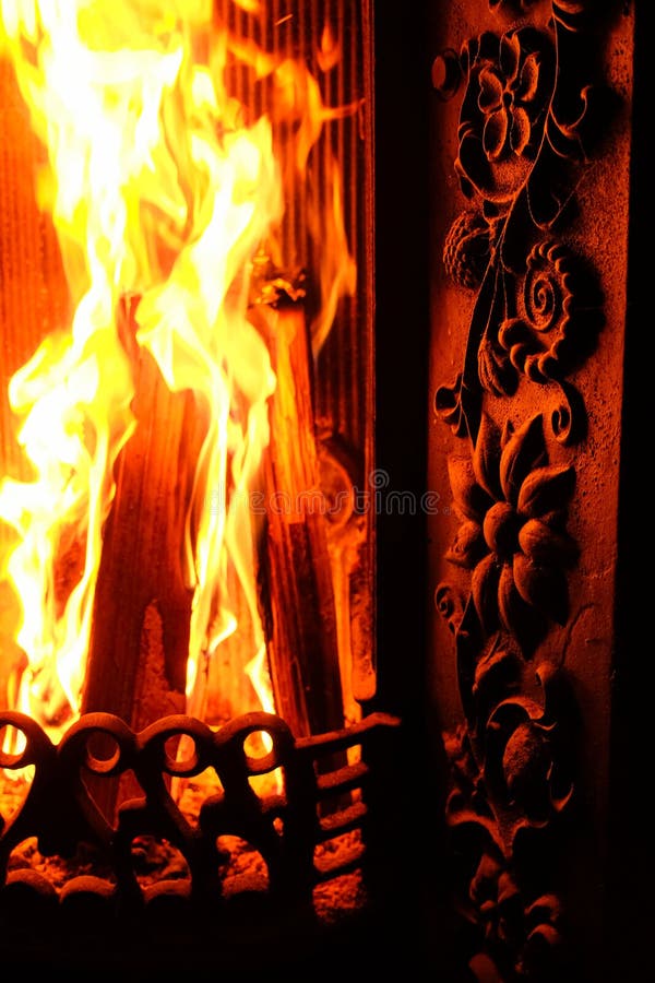 Wood Burning Insert Old Fireplace Stock Photos - Free & Royalty-Free ...