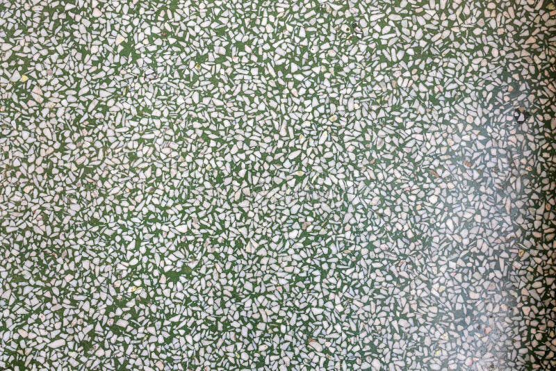 Fragment of a Ceramic Floor with Green Stones. Texture Background Stock ...