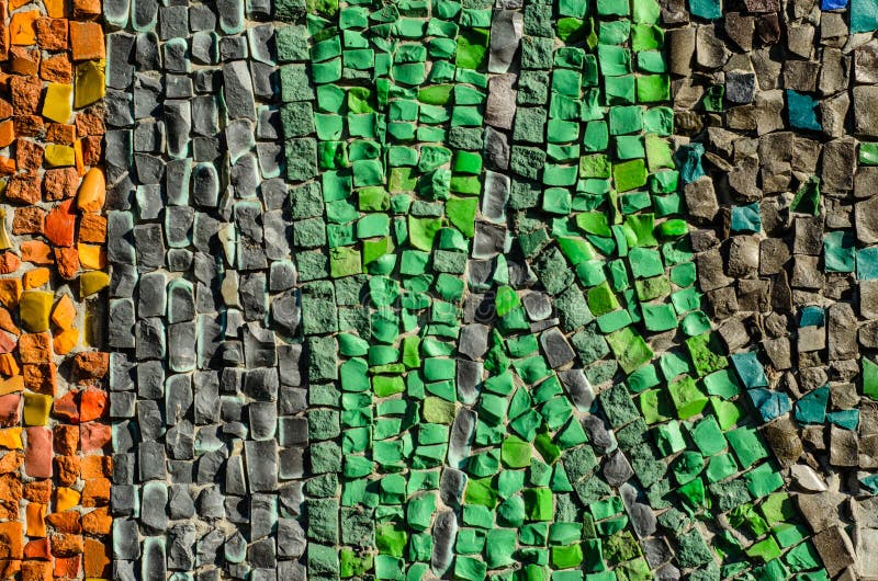 Background of the Ceramic Mosaic Stock Image - Image of fragment ...