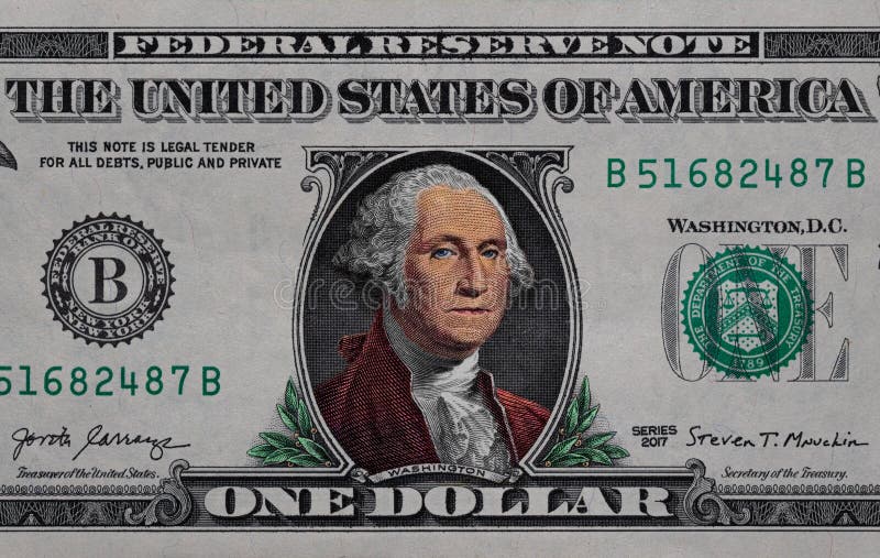 Fragment Colorized 1 Dollar Bill Stock Photos - Free & Royalty-Free ...