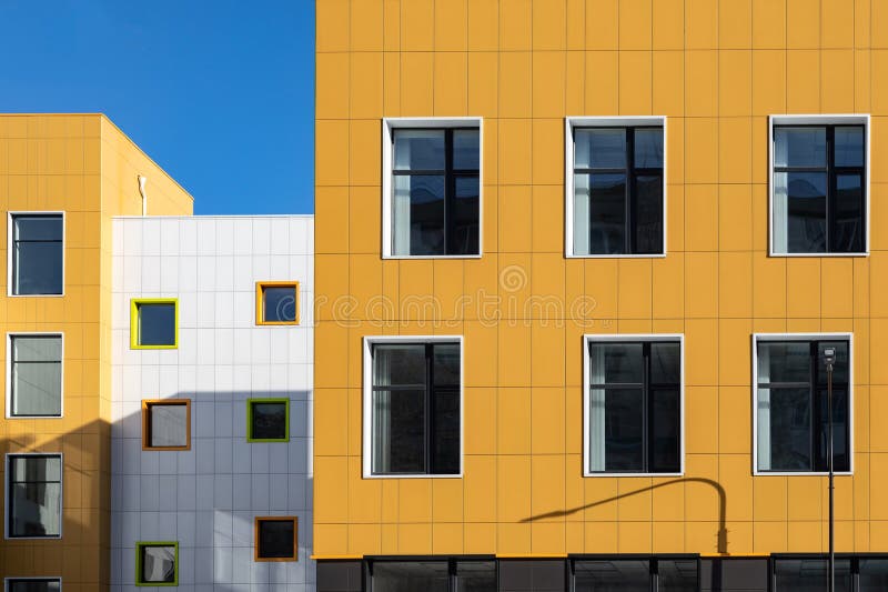 Fragment of a Complex of Buildings of Variable Storeys with Windows of ...