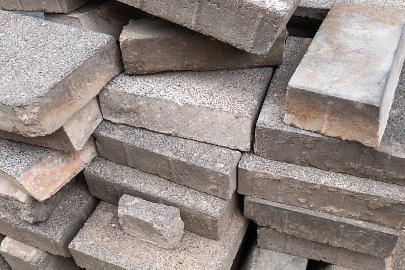 Fragment of Construction Site Pieces of Concrete Stock Photo - Image of ...