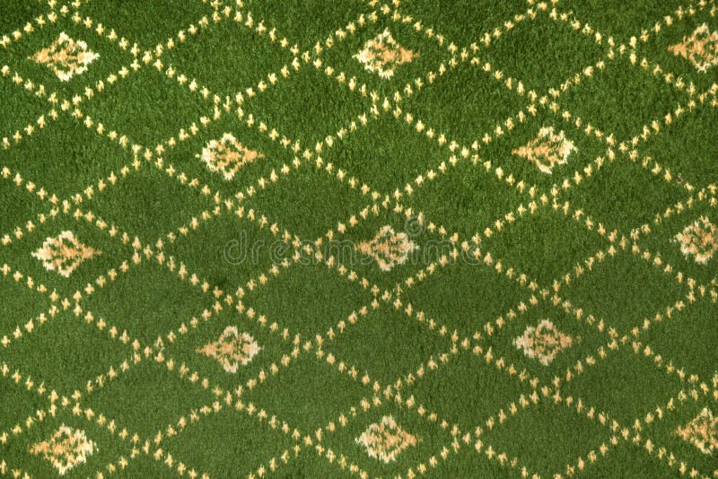 Fragment of Decorative Carpet Fabric Pattern Stock Illustration ...