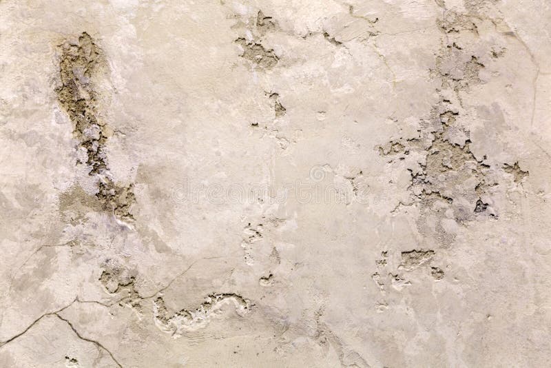 Fragment of Decorative Plaster on the Wall - Map Under a Natural Stone ...