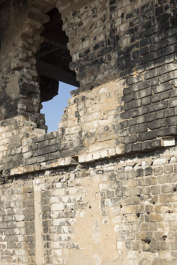 Destroyed Brick House in the Water after the Disaster that Razed it To ...