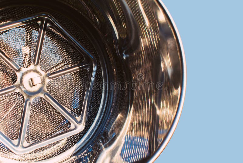 A Fragment of a Device Made of Shiny Metal Stock Photo - Image of ...