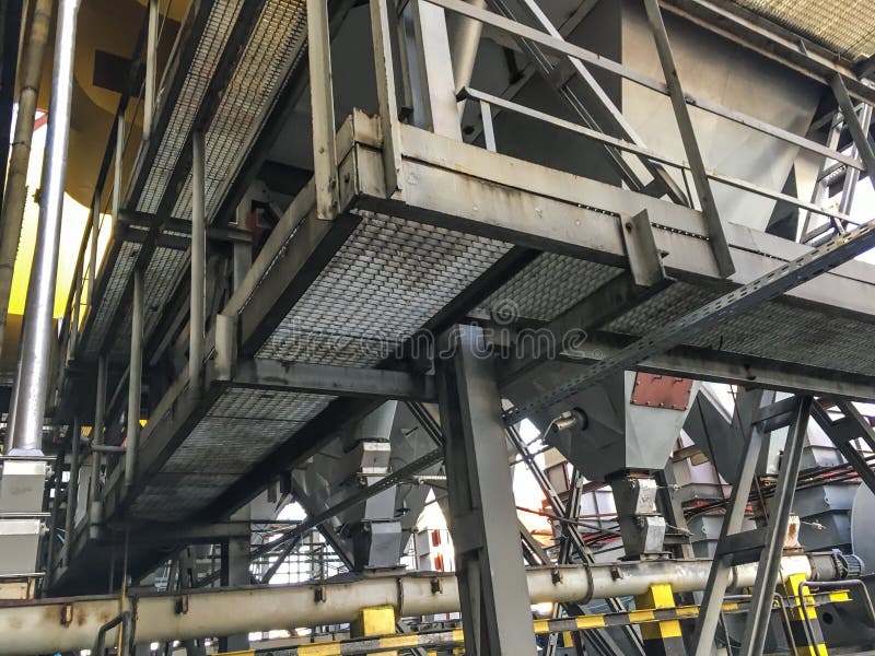 Fragment of the Dust Extraction System Stock Image - Image of cyclone ...