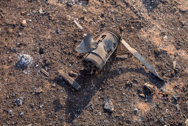 A Fragment of the Engine Shells Rocket Artillery, War Actions Aftermath ...