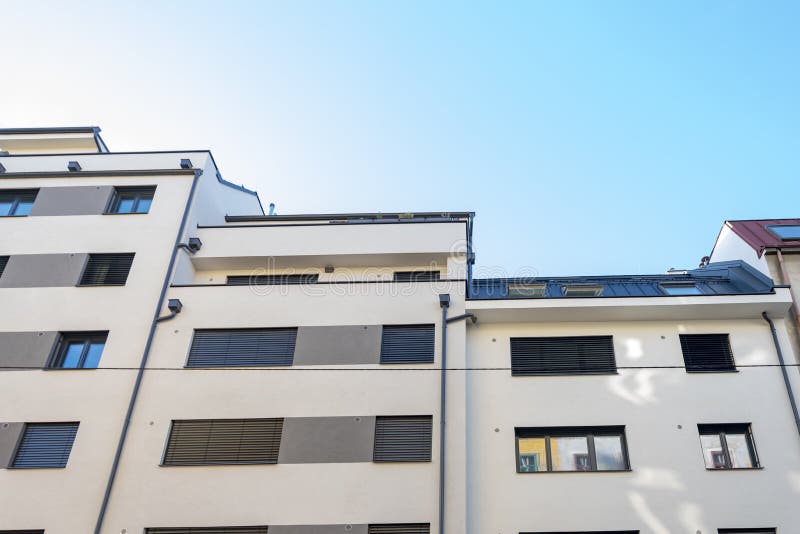 A Fragment of the Facade of a Modern Building, Drainpipes on the Wall ... A Fragment of the Facade of a Modern Building, Drainpipes on the Wall ...
