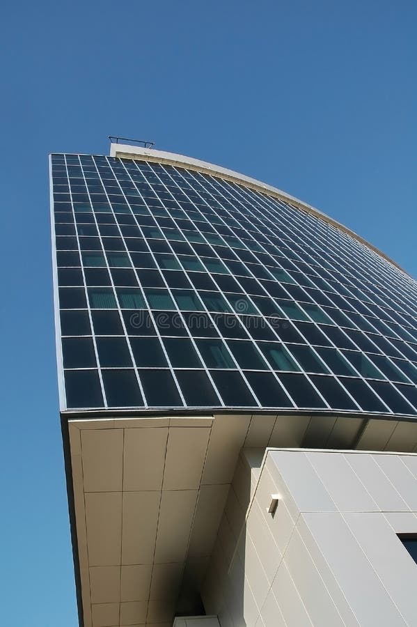 Fragment of a Facade of Office Building Stock Image - Image of ...