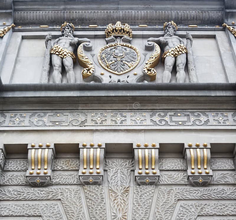 Fragment of the Facade of the Upper Gate Stock Image - Image of built ... Fragment of the Facade of the Upper Gate Stock Image - Image of built ...