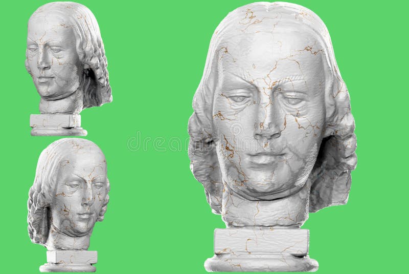 Fragment Of A Female Statue Stock Illustration Illustration Of
