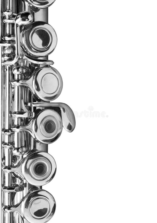 Flute diagonal view stock image. Image of musician, arts - 6007