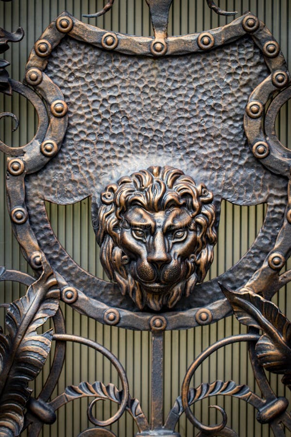 The Fragment of Forged Metal Products. Close-up Stock Image - Image of ...