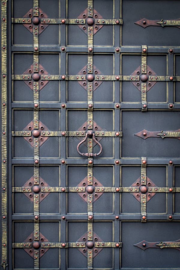 The Fragment of Forged Metal Products. Close-up Stock Photo - Image of ...