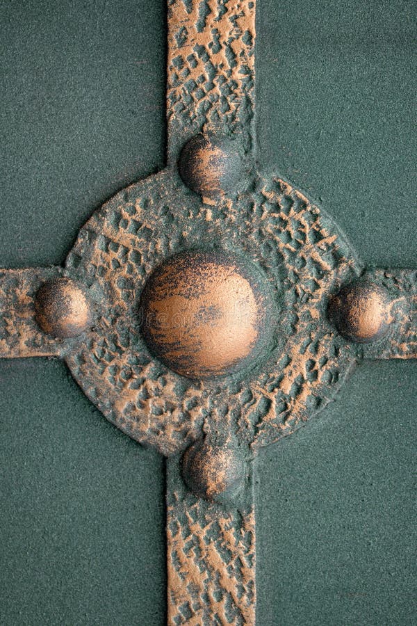 The Fragment of Forged Metal Products. Close-up Stock Photo - Image of ...