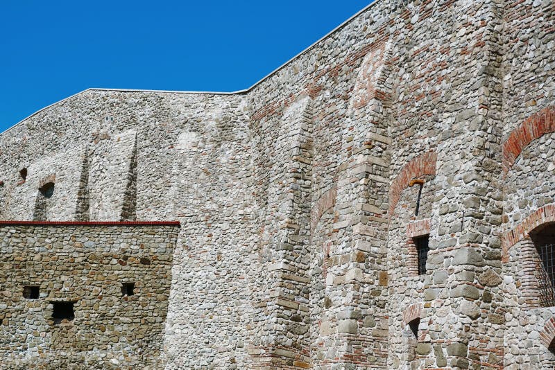Fragment of Fortress Wall stock photo. Image of stone - 85652398