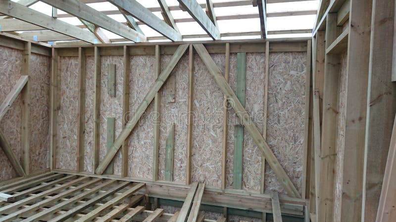 Construction of a Frame System Stock Image - Image of elements ...