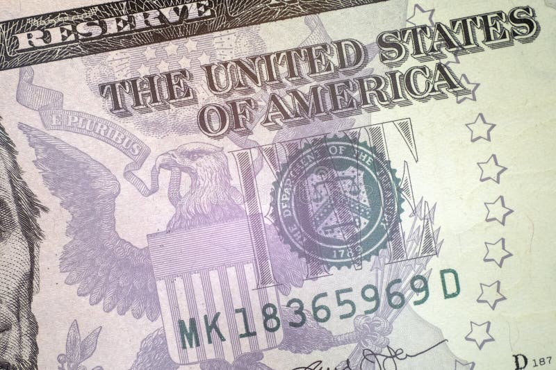 Front of a one dollar bill editorial image. Image of america - 23160355