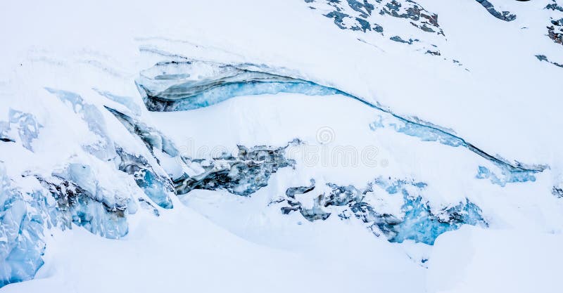 Fragment of glacier stock photo. Image of white, high - 64956574
