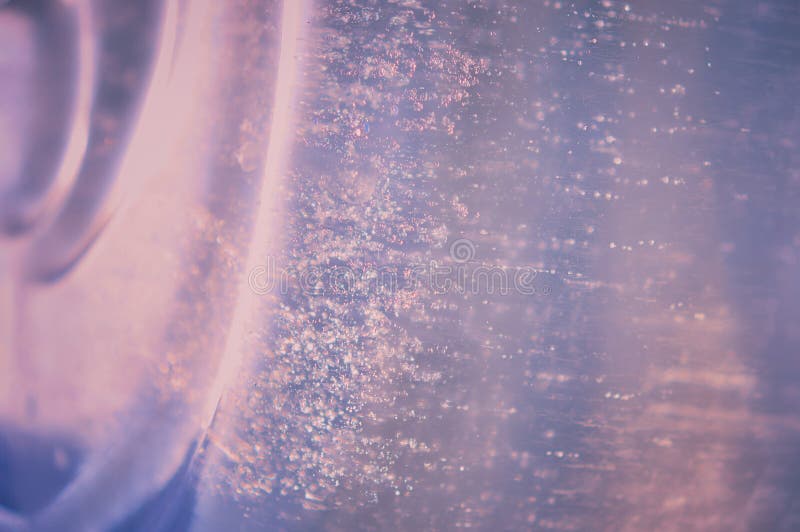 Fragment of an Ice Figure in the Rays of the Sun. Spiral Shape. Natural ...