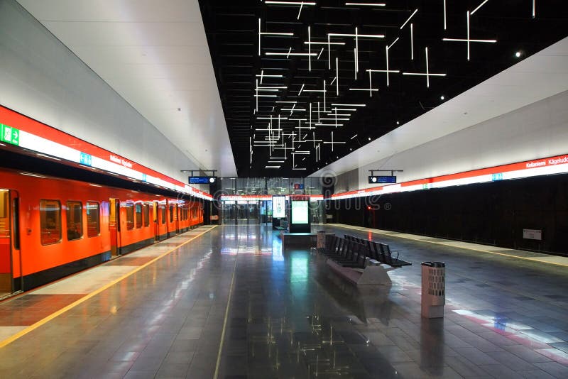 Interior of the Keilaniemi editorial image. Image of interior - 114984545