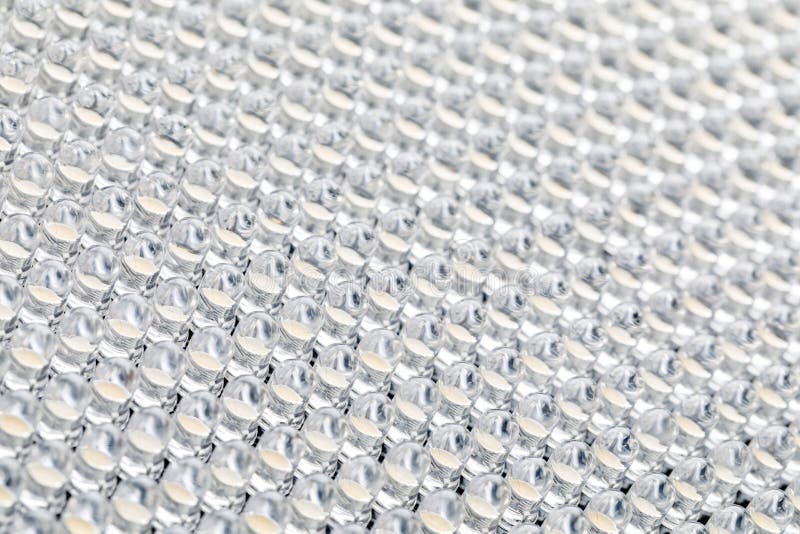 Fragment of a LED Panel with a Shallow Depth of Field. Photo-video ...