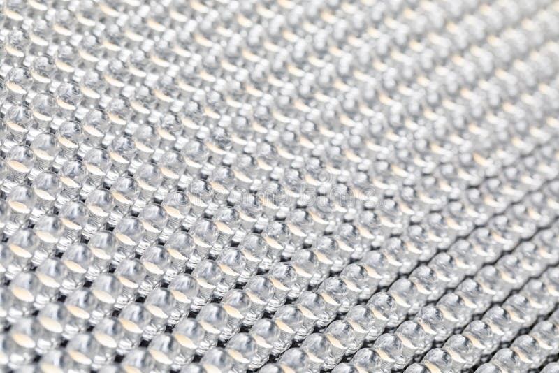 Fragment of a LED Panel with a Shallow Depth of Field. Photo-video ...