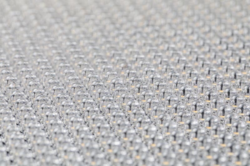 Fragment of a LED Panel with a Shallow Depth of Field. Photo-video ...