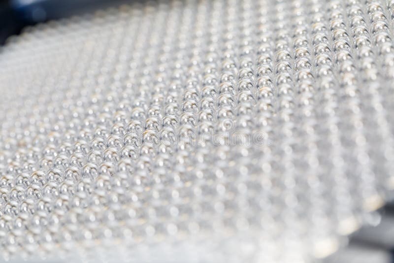 Fragment of a LED Panel with a Shallow Depth of Field. Photo-video ...