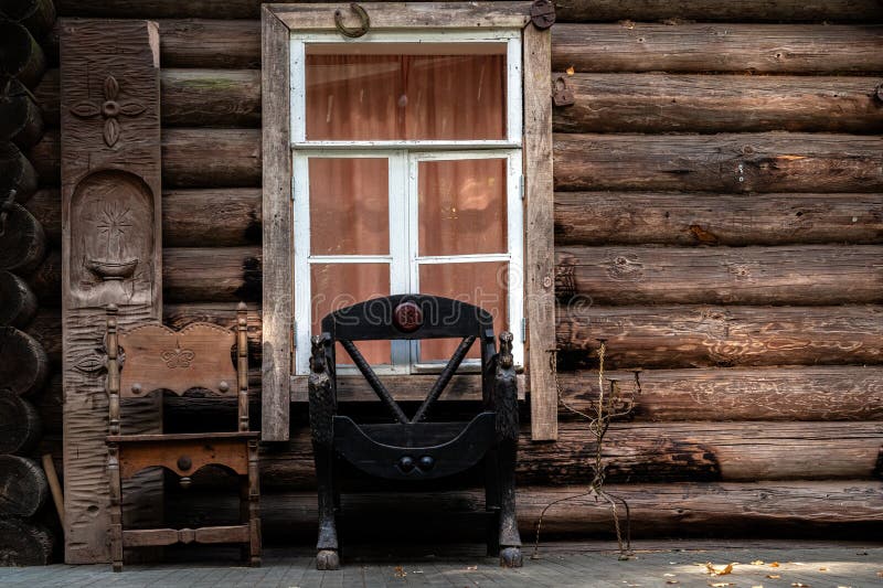 Rustic interior stock photo. Image of house, cabin, architecture ...