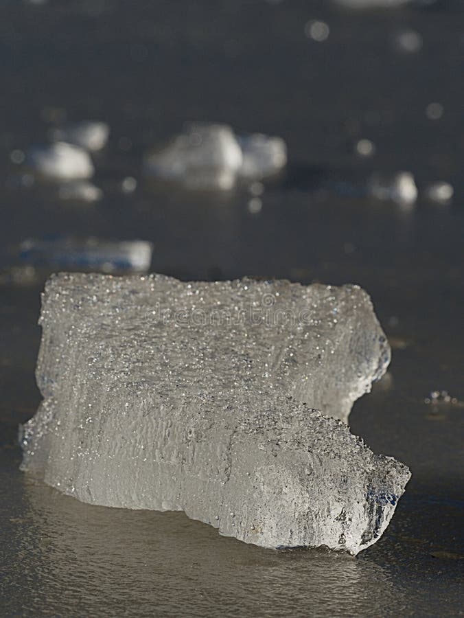 Fragment of a Melting Ice Floe Close Up Stock Photo - Image of closeup ...