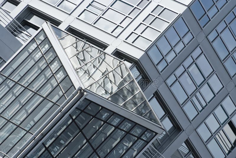 Fragment of a Modern Building. Modern Architecture Design Stock Photo ...