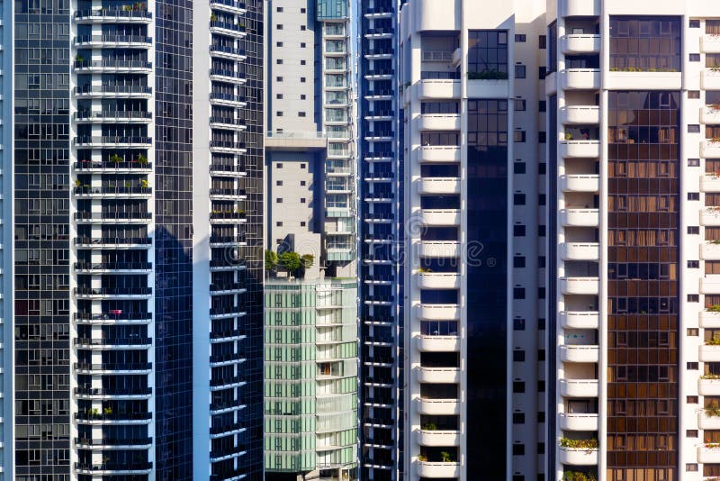 A Fragment of Modern, Dense Residential Development. Urban Landscape ...