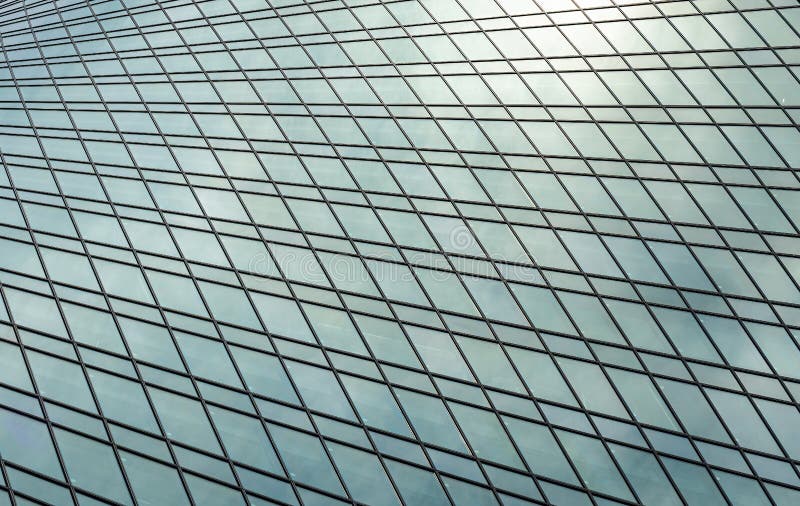 Fragment of a Modern Office Building. Abstract Geometric Background ...